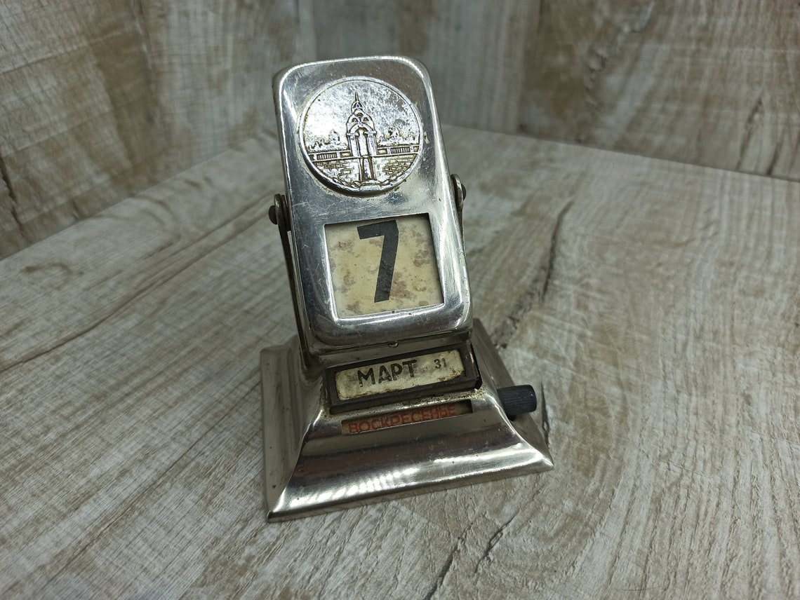 Soviet Desk Calendar Old Lighthouse Perpetual Calendar - Etsy