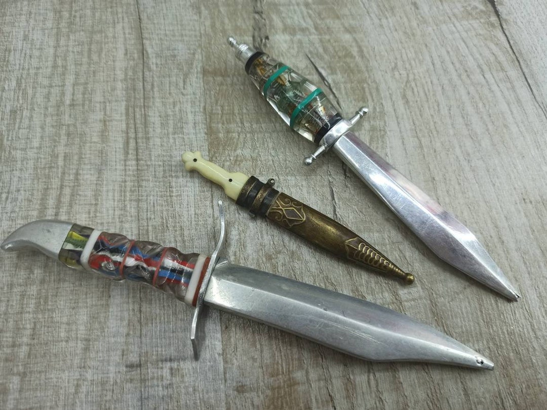 Vintage Decorative Dirk Set, Small Sword Ballpoint Pen, Gothic Decor - Etsy