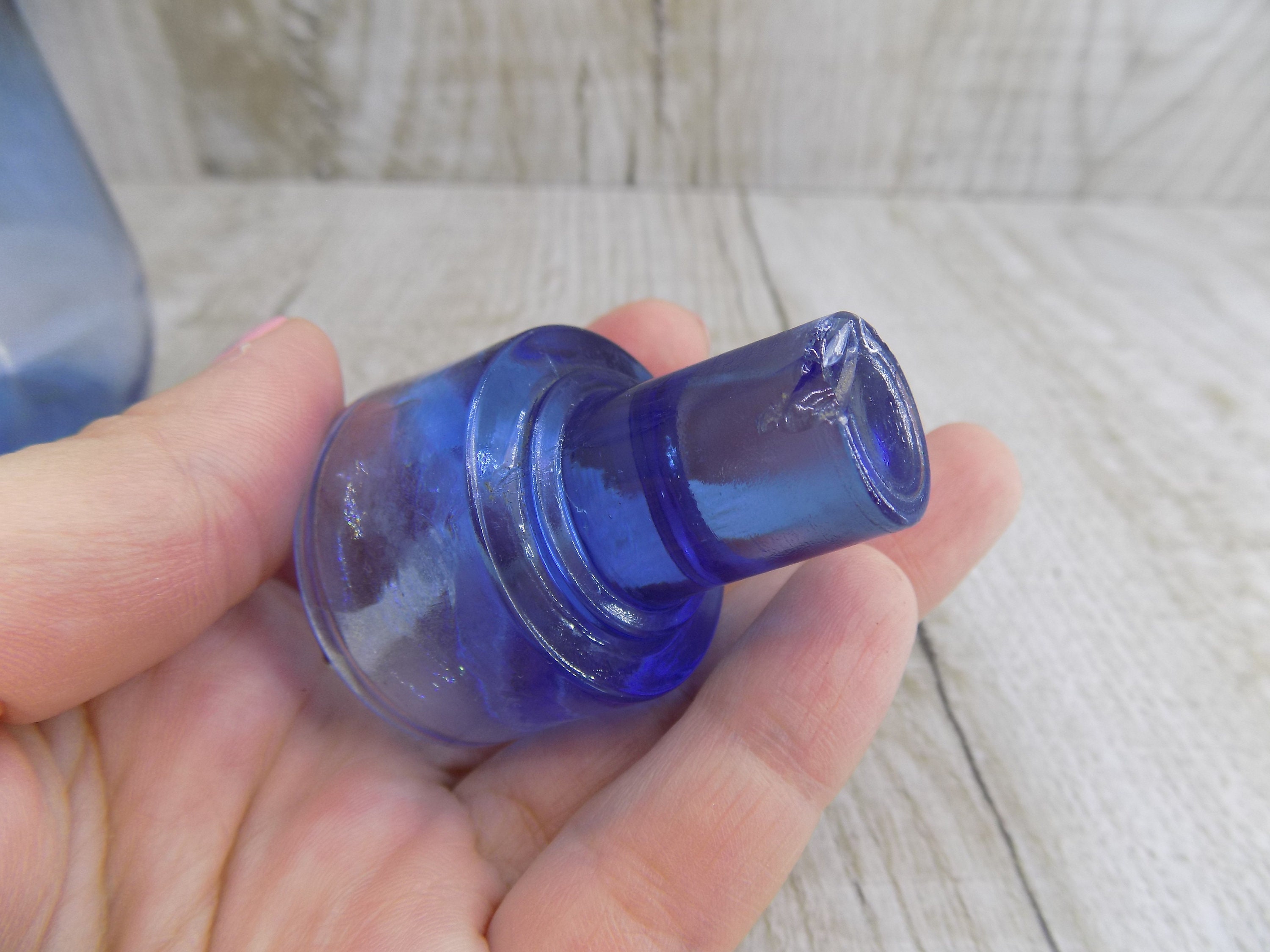 Vintage Glass Bottle Flask Decanter Medical Decanter | Etsy