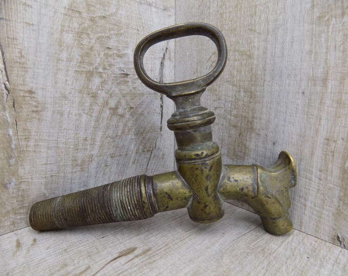 Bronze Giant Wine Barrel Faucet Large Vintage Water Faucet Brass Bronze ...