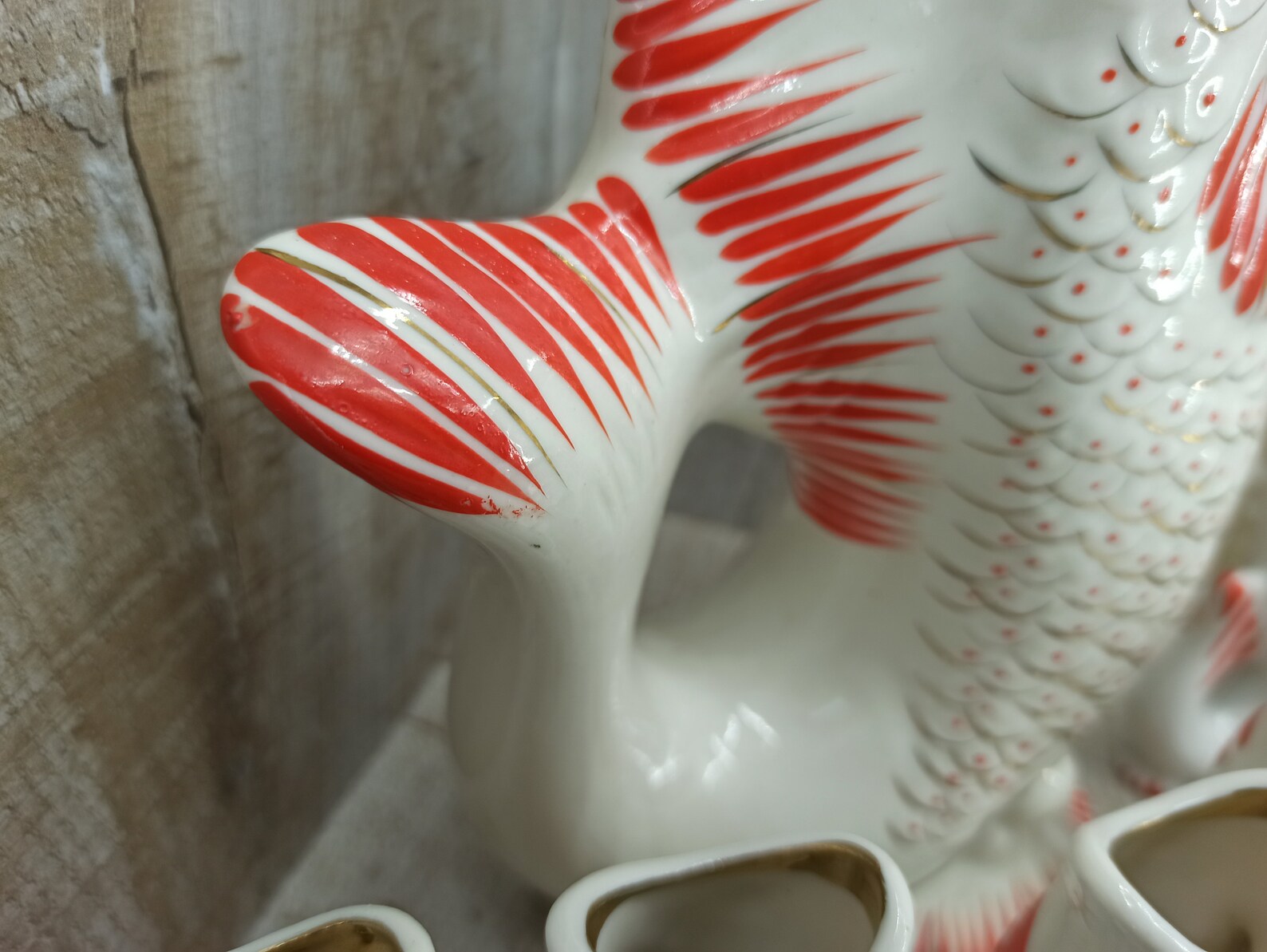 Porcelain Fish Set Drinking Vintage Bottle Polonne ZHK USSR | Etsy