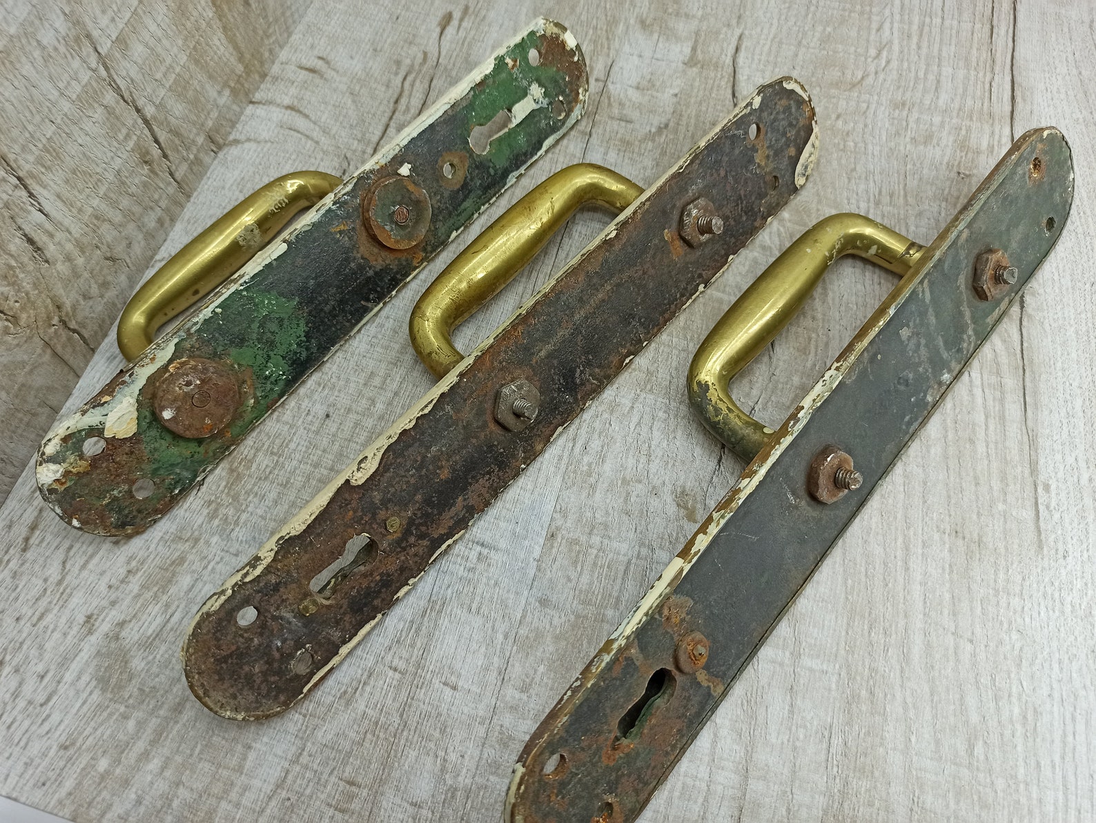 Antique Bronze Handles Large Big Handles Massive Door Handle - Etsy