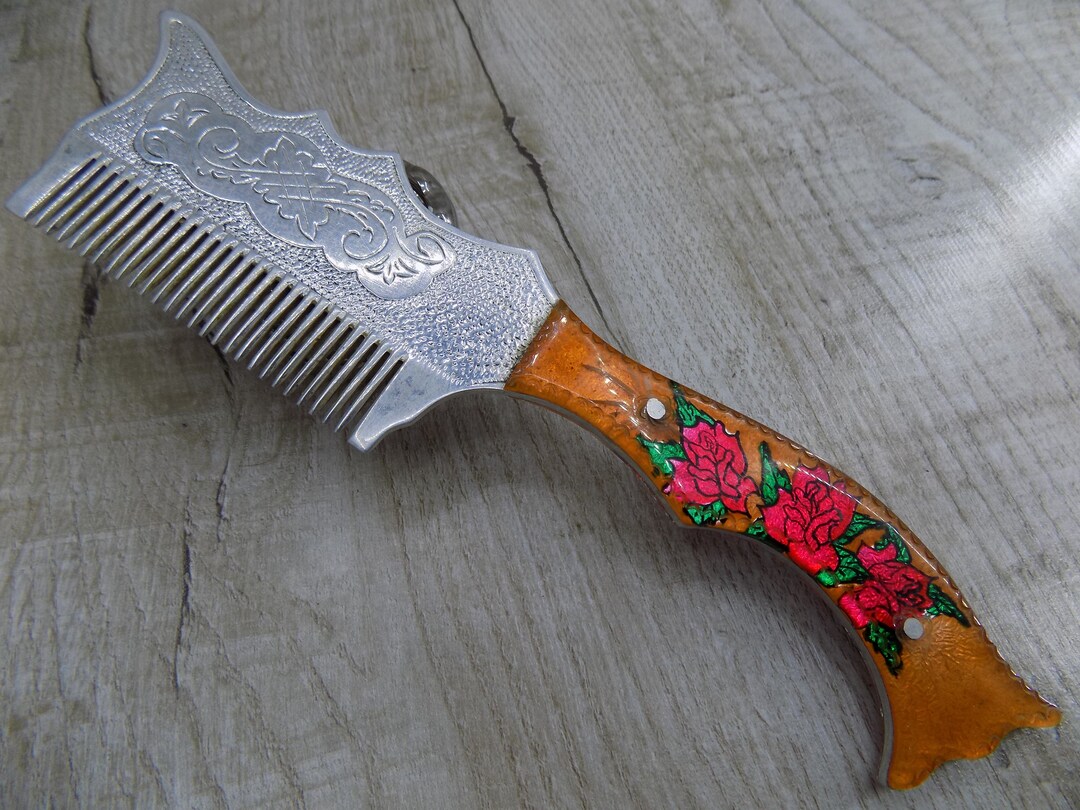 Vintage Comb Aluminium Comb Pocket Comb Metal Comb Soviet Era Made in ...