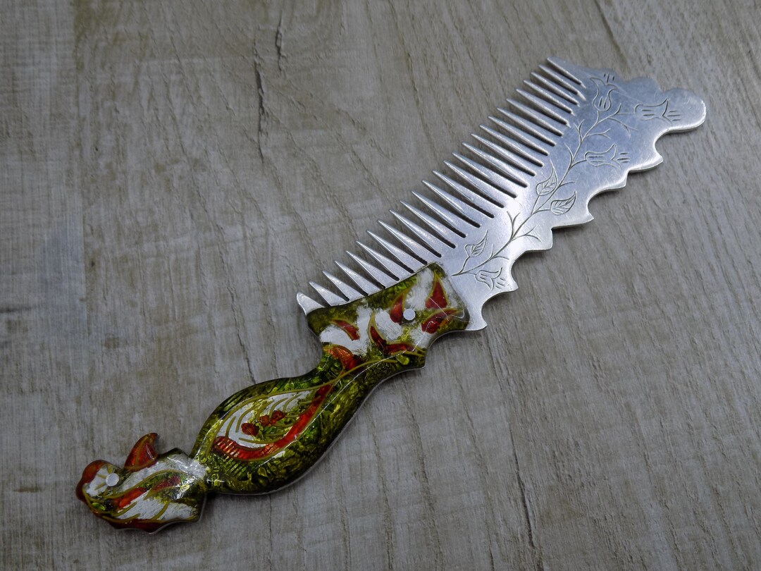 Vintage Comb Aluminium Comb Pocket Comb Metal Comb Soviet Era - Etsy