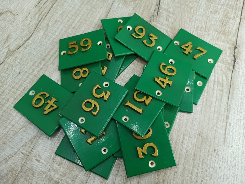 Roman Numerals Small Numbers Sign Mini Number Plate Serial | Etsy