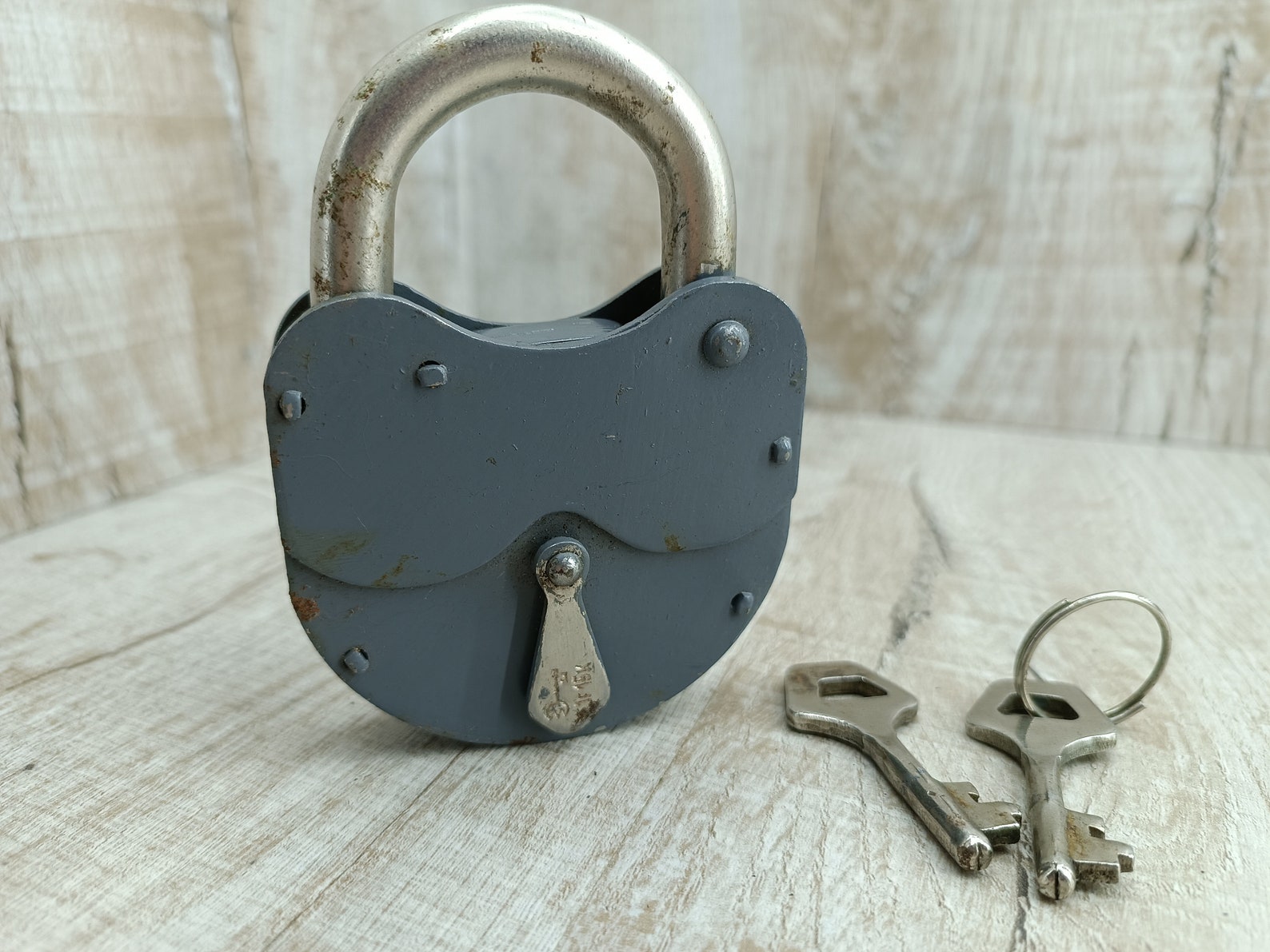 Large Ancient Padlock Black Antique Lock Big Padlock Rustic - Etsy