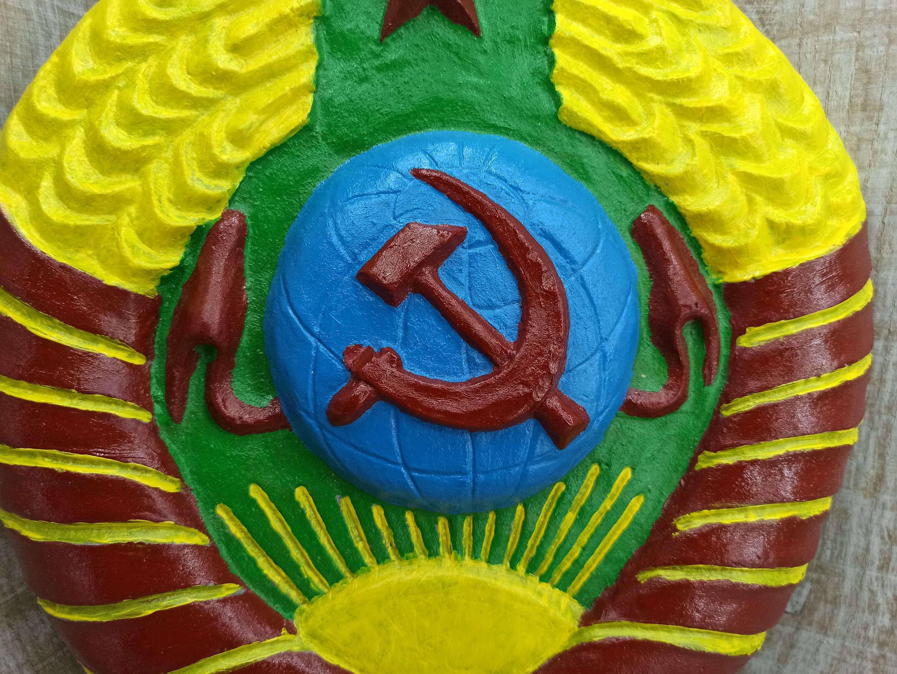 Giant Symbols of Communism Soviet sickle hammer star USSR | Etsy
