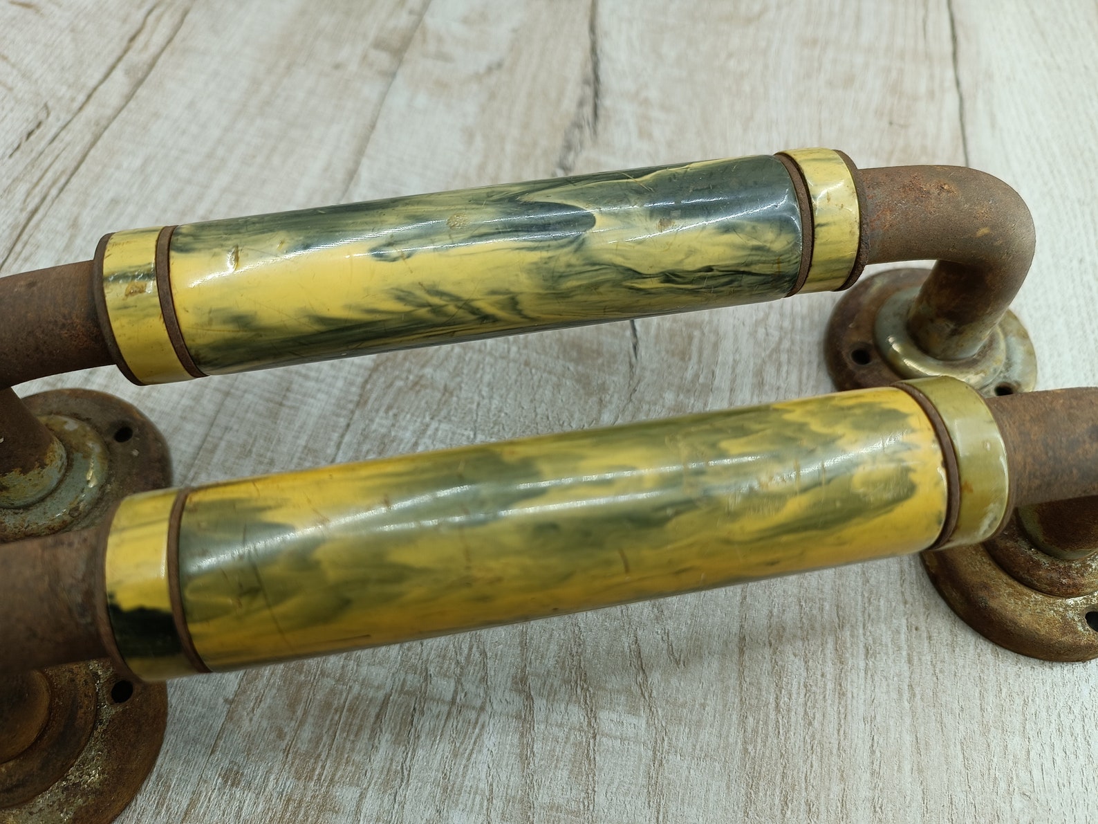 Vintage Door Handles Giant Metal Door Handles With Mummy - Etsy