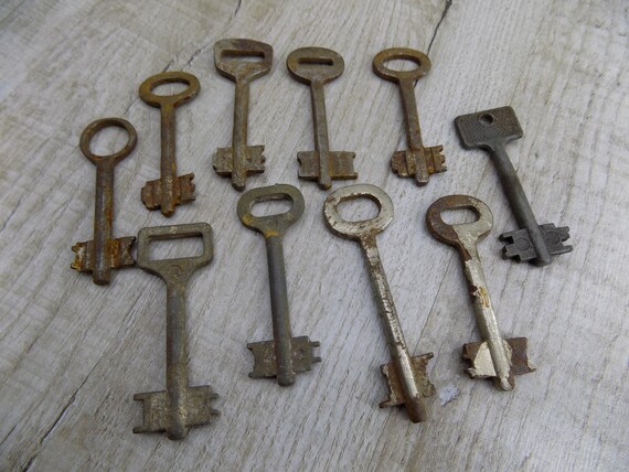 Vintage Keys lot 10 pcs. Vente en gros de clés anciennes pour | Etsy