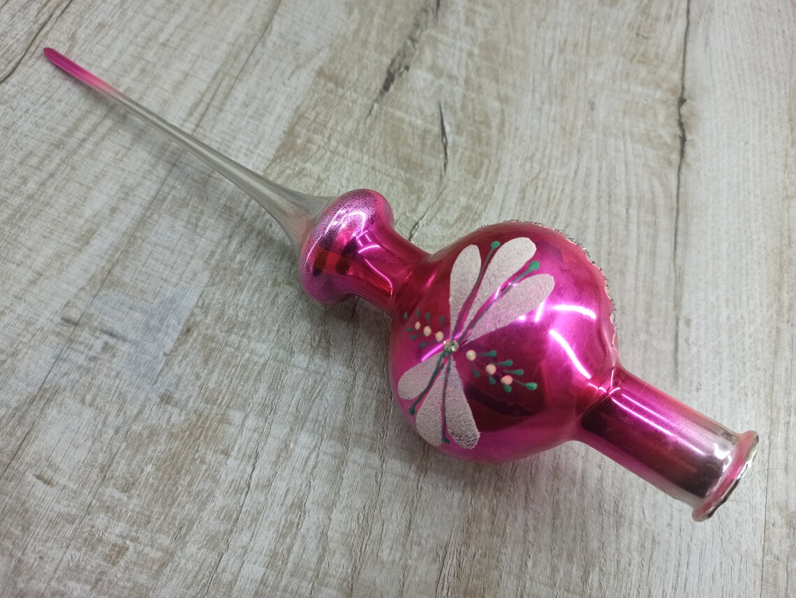 Vintage tree topper Christmas tree top gold tree decoration | Etsy