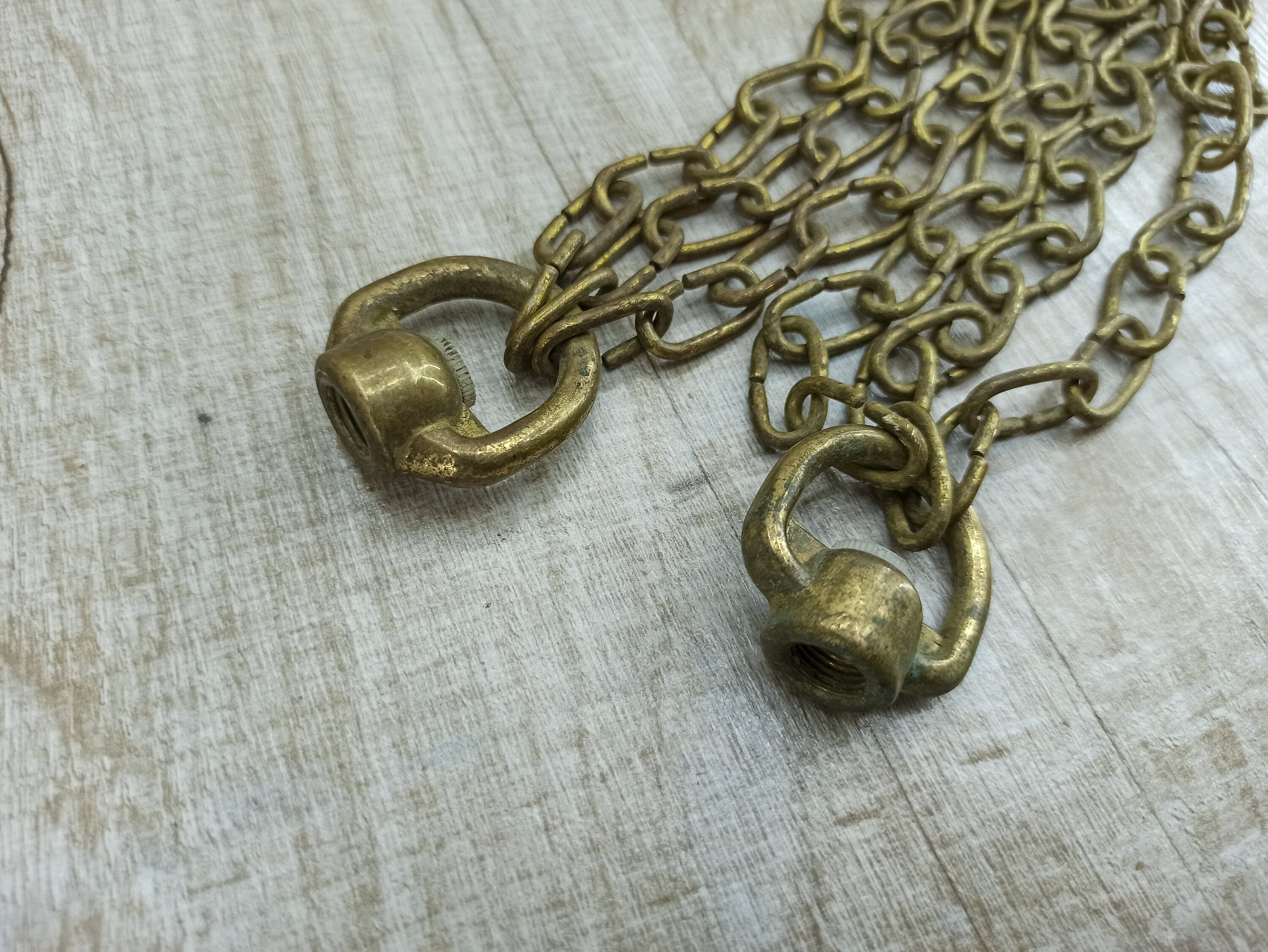 Vintage church chain Ship Chain censer holder triple chain | Etsy