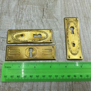 Vintage Keyhole Set Metal Drawer Pulls With Key Hole Bronze Furniture ...