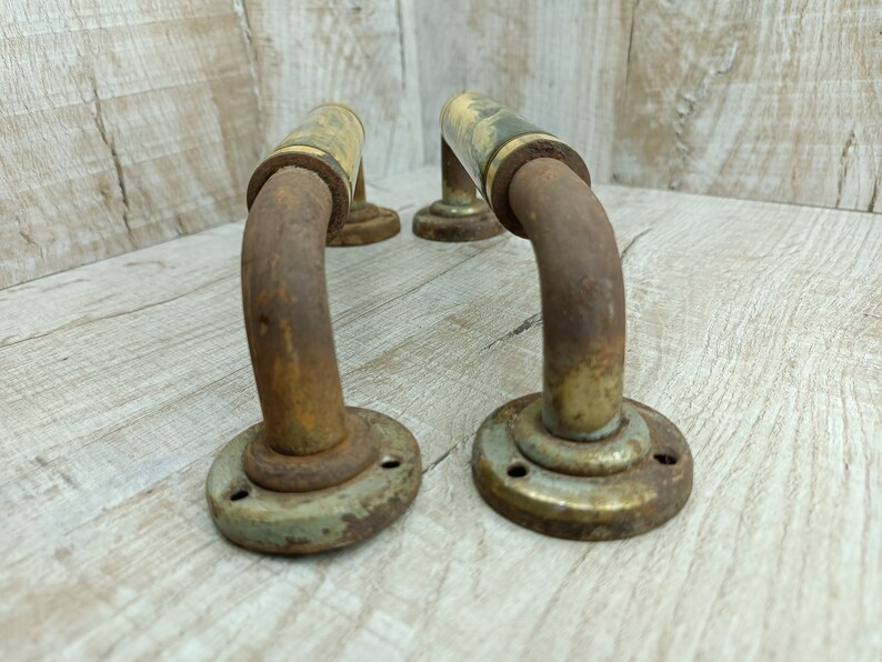 Vintage Door Handles Giant Metal Door Handles With Mummy - Etsy