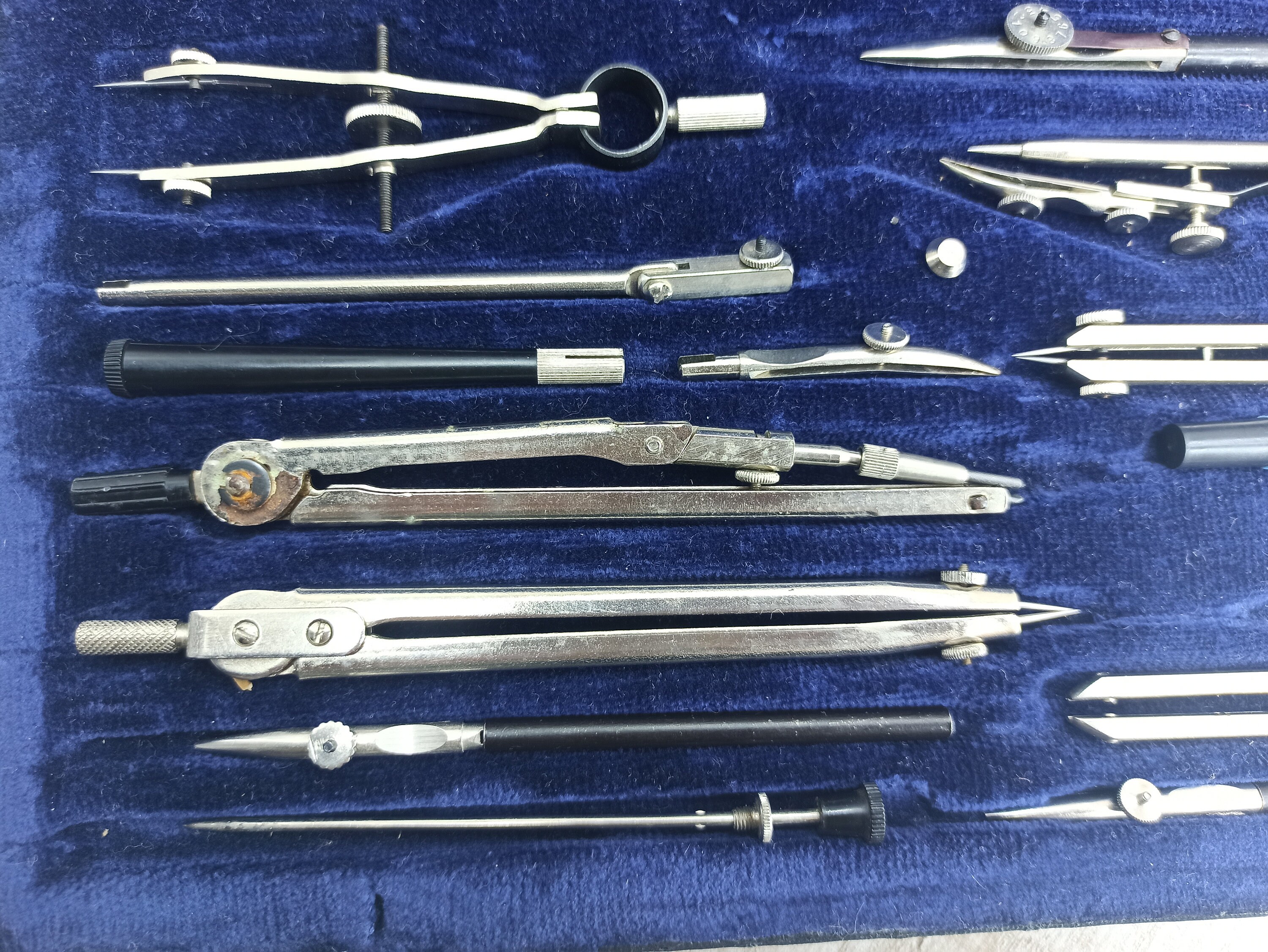 Vintage Architect Set Drawing Set Professional Drafting tools | Etsy