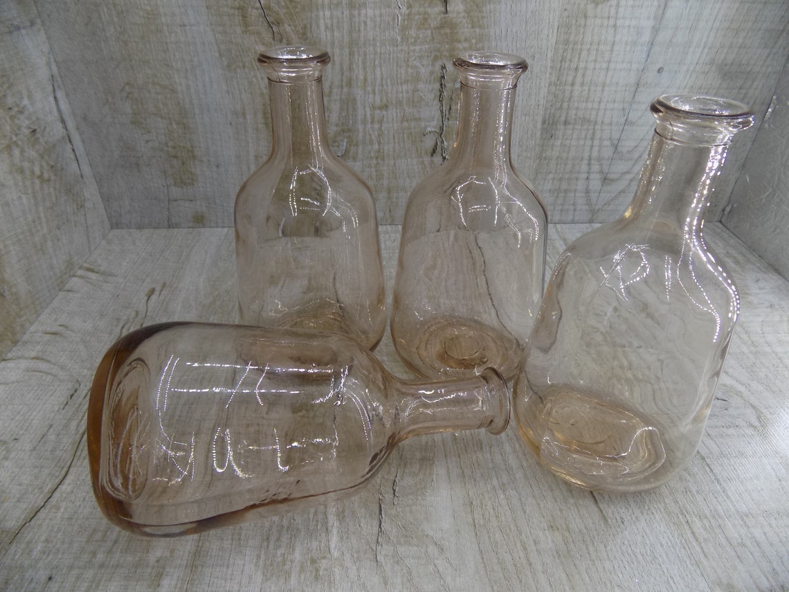 Vintage Glass Bottle Flask Decanter Medical Decanter | Etsy