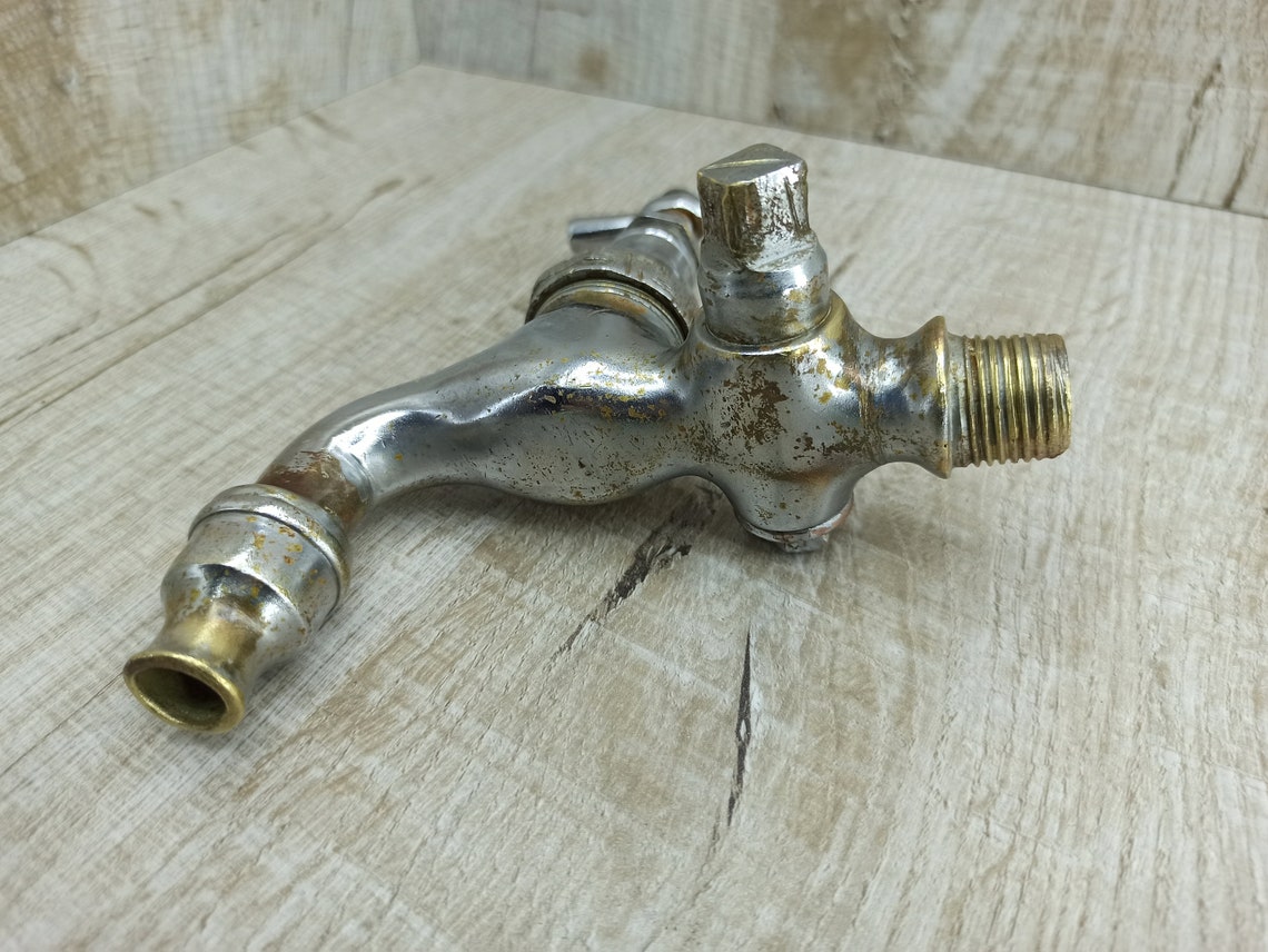 Giant Water Faucet Soviet Brass Water Tap Antique Old Water | Etsy