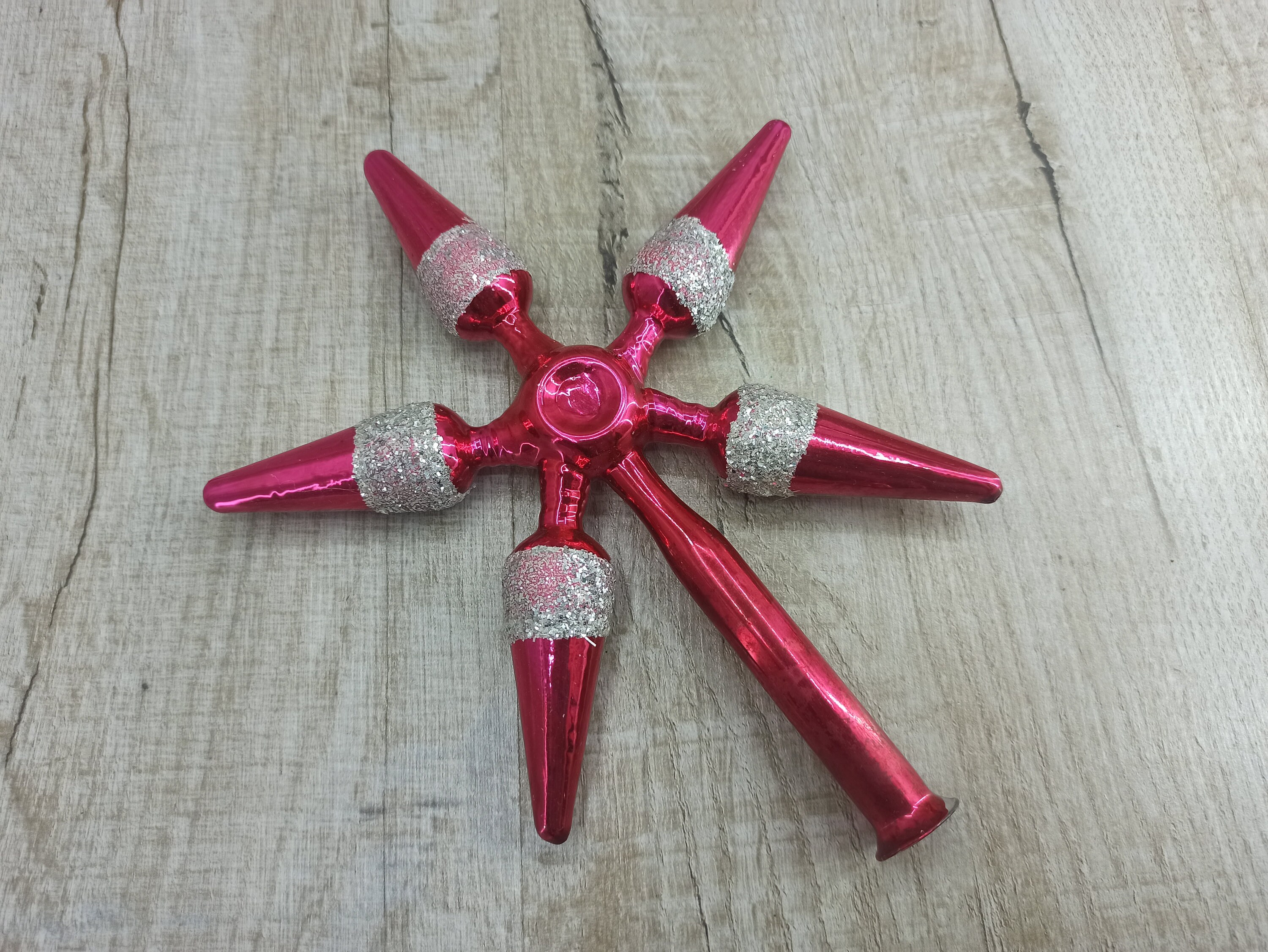 Vintage Tree Topper Moon Glass Tree Decoration Xmas Glass Tree - Etsy