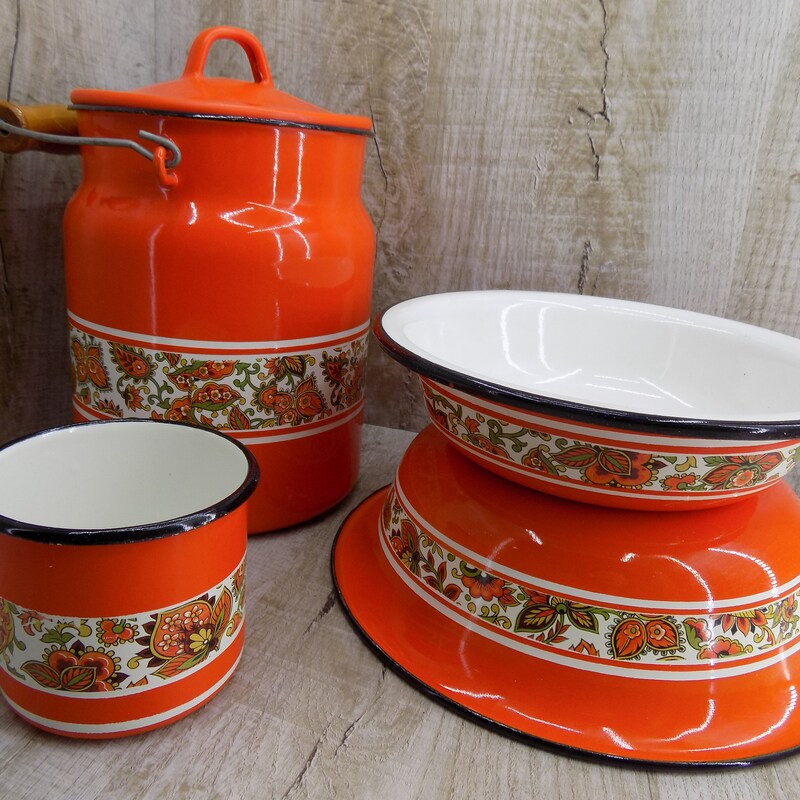 Enamel Kitchenware - Etsy