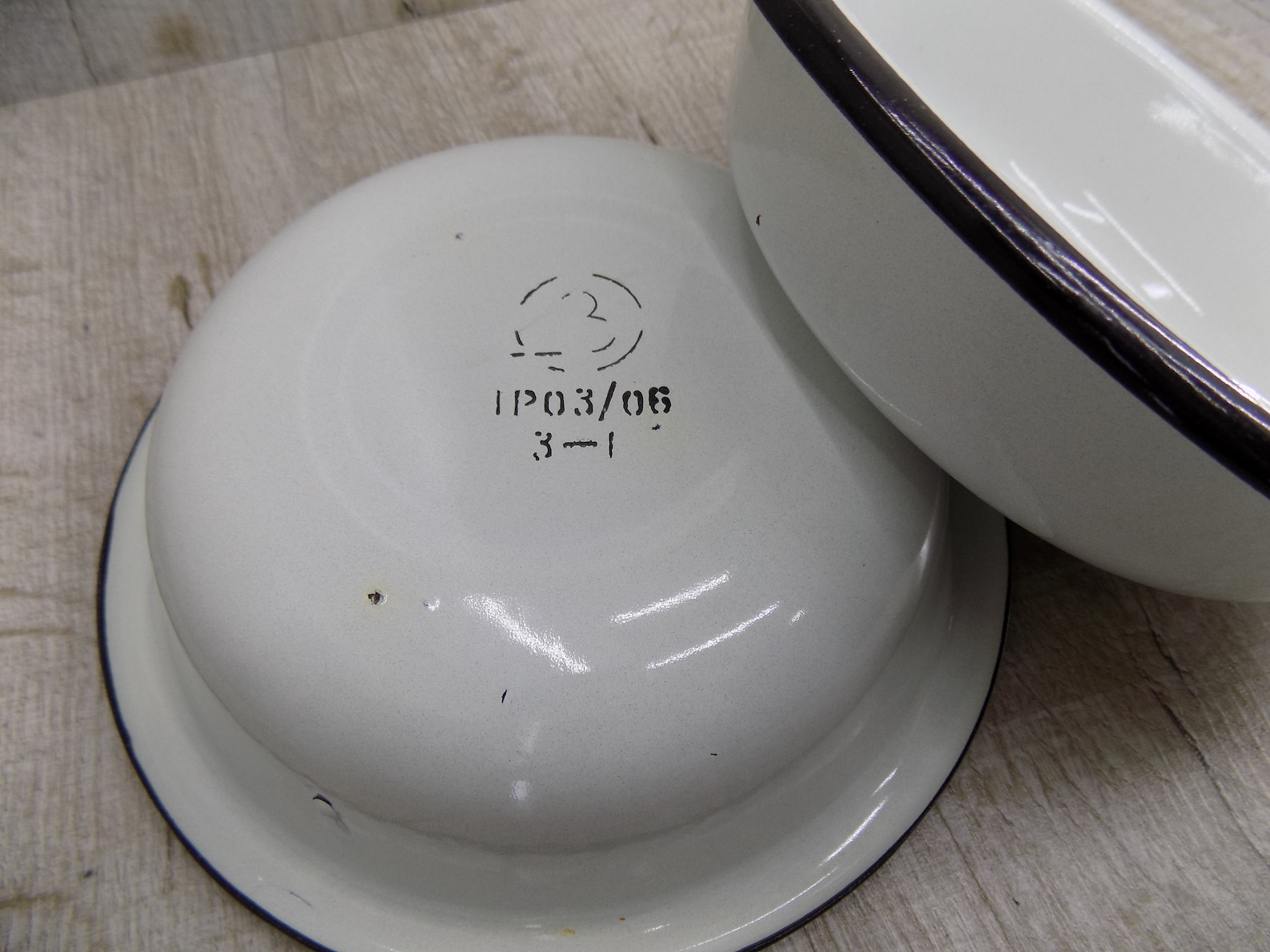 2 White Enamel Plate Set 2 Pcs Vintage Soviet Enameled Dish - Etsy