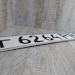 6459 6264 6093 Vintage Car Number Sign Registration Plate Car Number ...