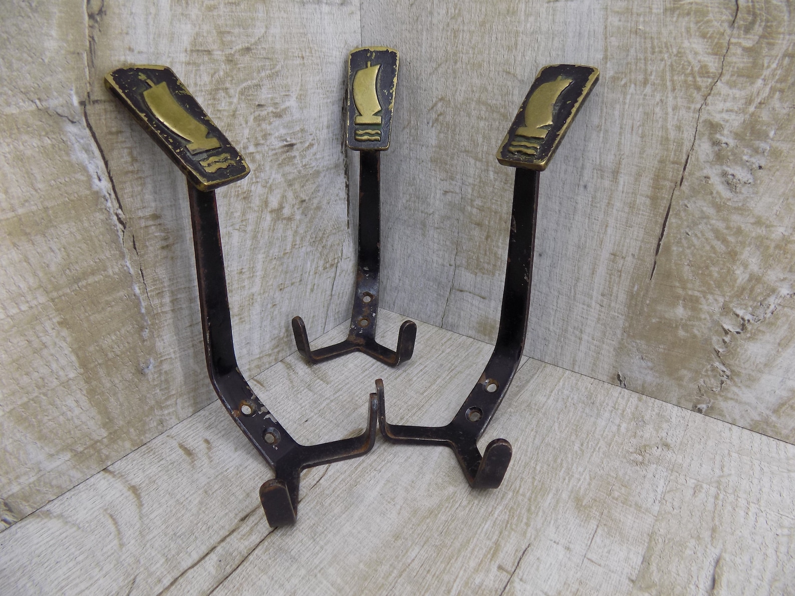 Vintage hanger ship Hanger boat Vintage Metal Coat Hooks | Etsy