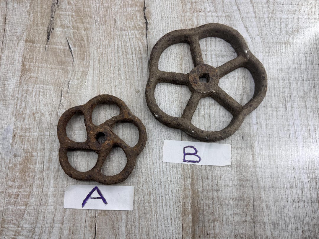 Large Valve Faucet Vintage Faucet Handles Rusty Garden Outdoor Spigot ...