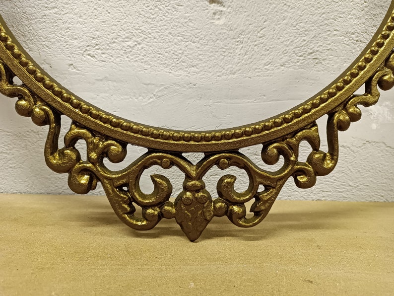 Giant Antique Photo Frame Round Large Mirror Victorian Ornate - Etsy