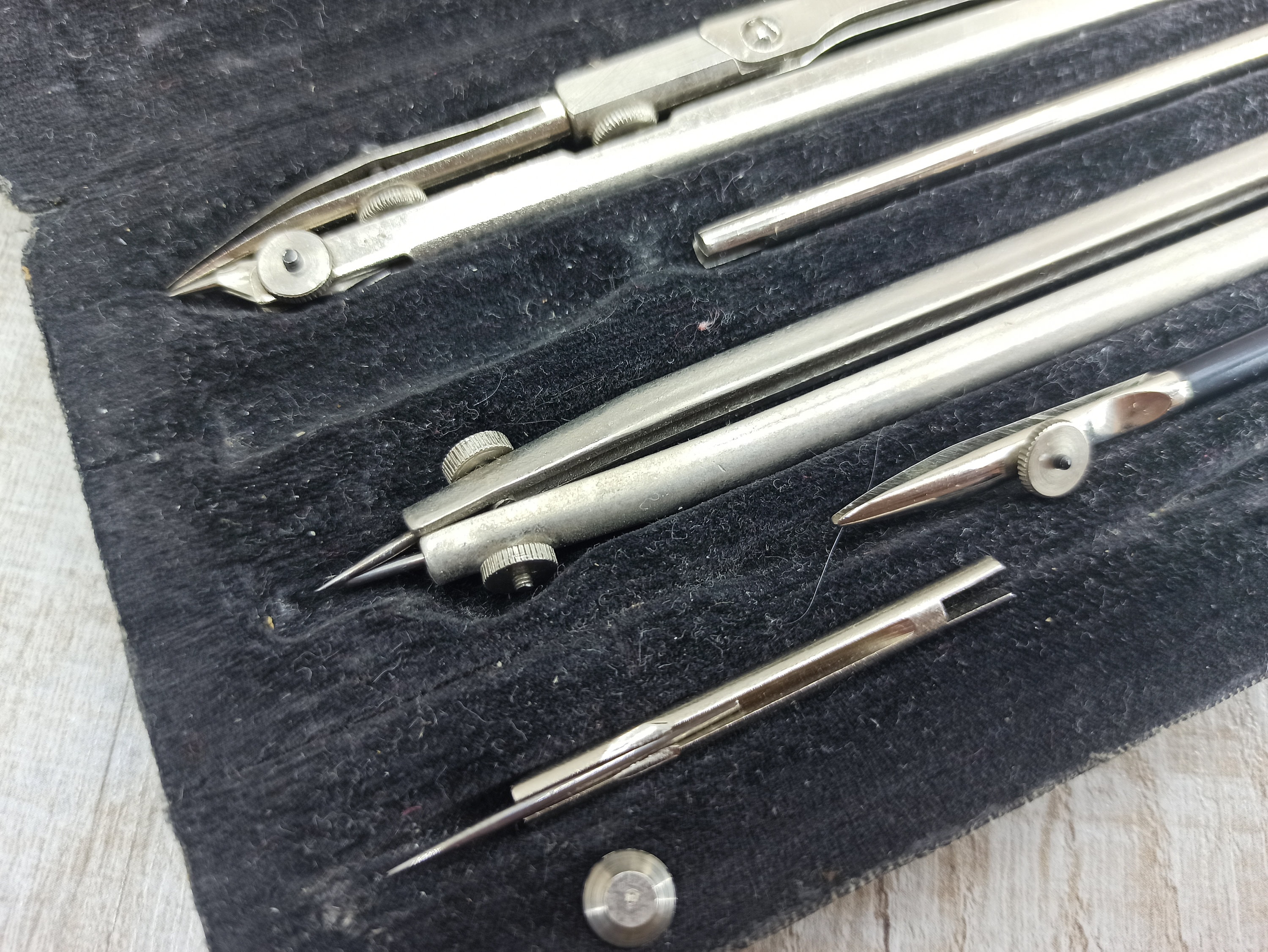 Vintage Architect Set Drawing Set Professional Drafting tools | Etsy