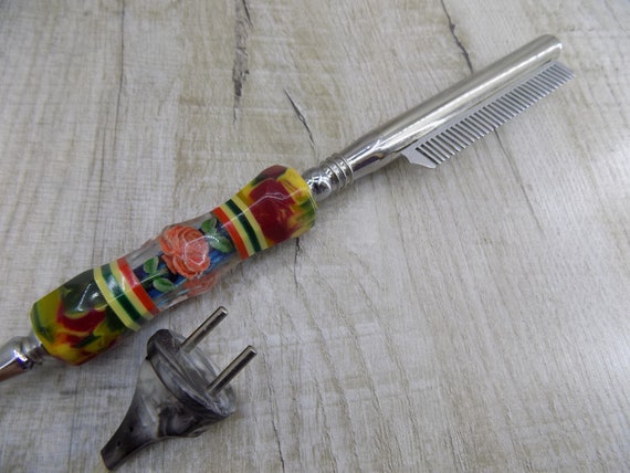 Vintage Comb Aluminium Comb Pocket Comb Metal Comb Electric - Etsy