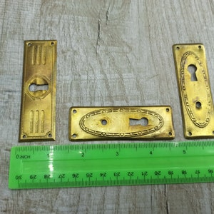 Vintage Keyhole Set Metal Drawer Pulls With Key Hole Bronze Furniture ...