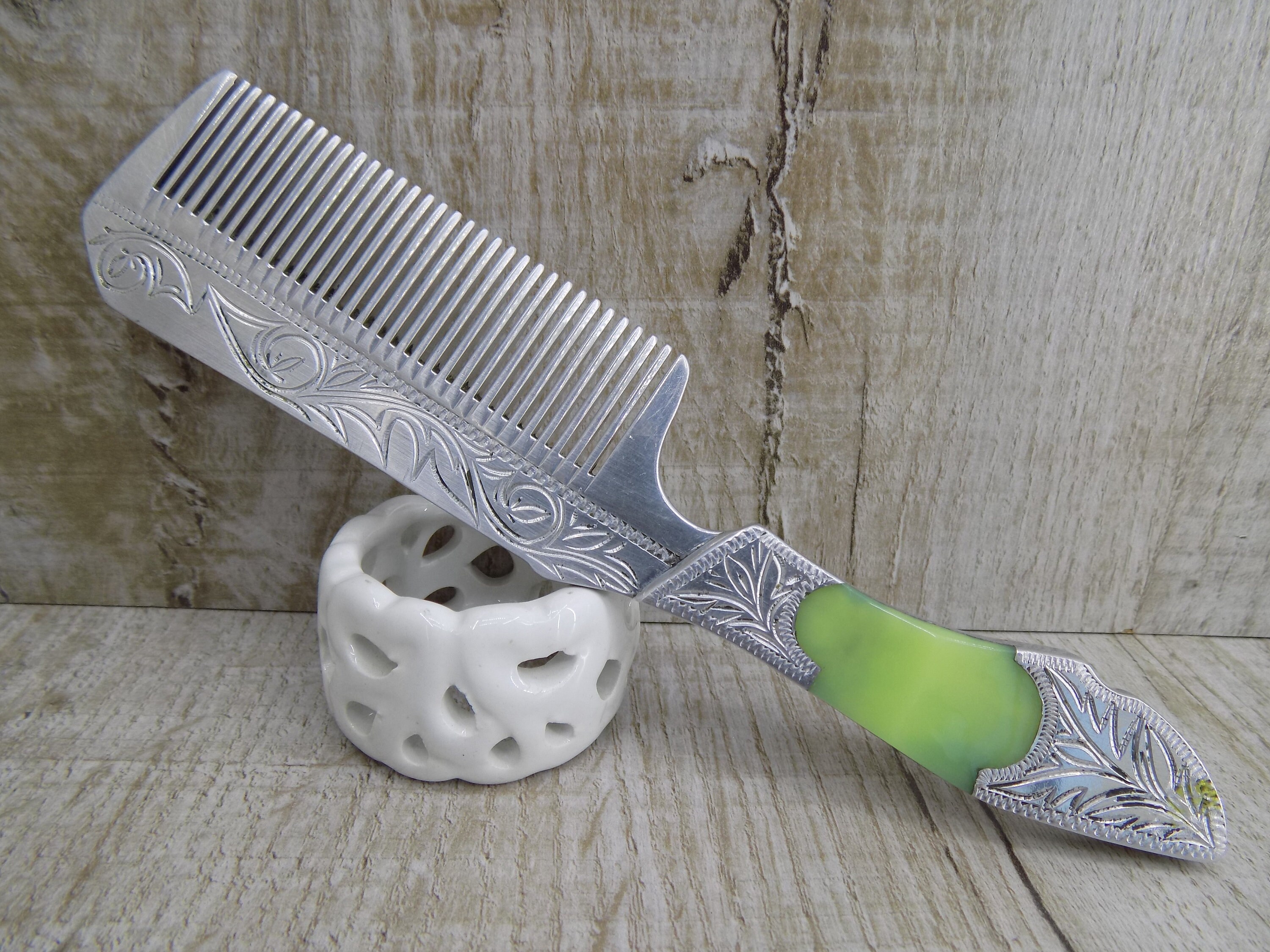 Vintage comb Aluminium comb Pocket Comb Metal Comb Soviet Era | Etsy