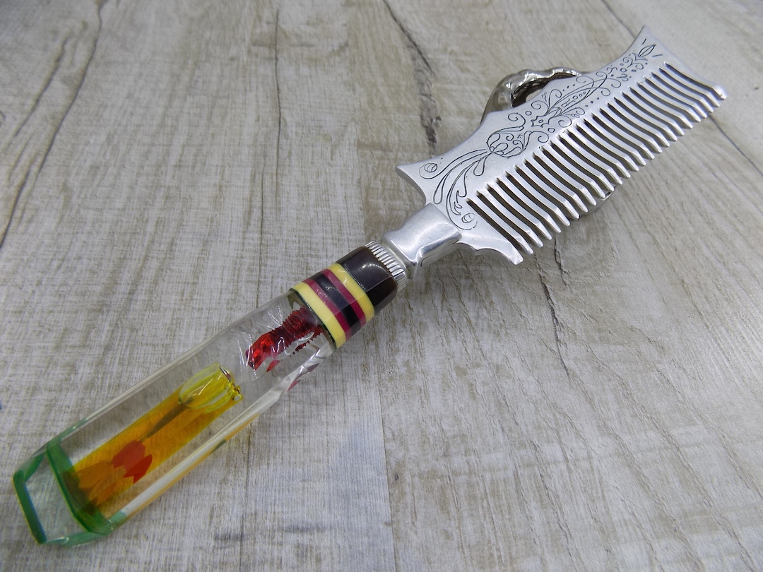 Vintage Comb Aluminium Comb Pocket Comb Metal Comb Soviet Era Made in ...