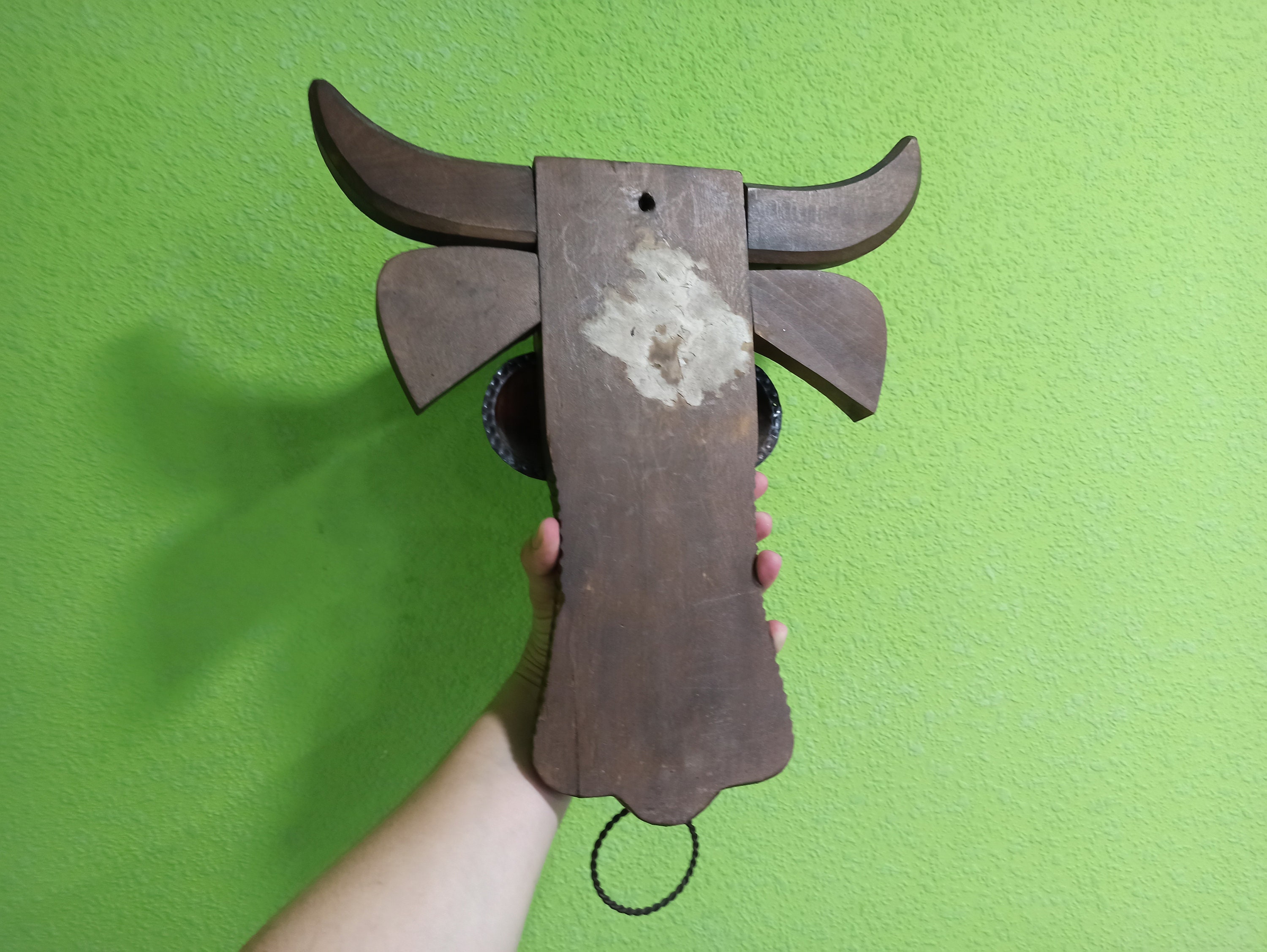 Cow Head Vintage Decor Cow Coat Hook Ring Giant Bull Wooden | Etsy