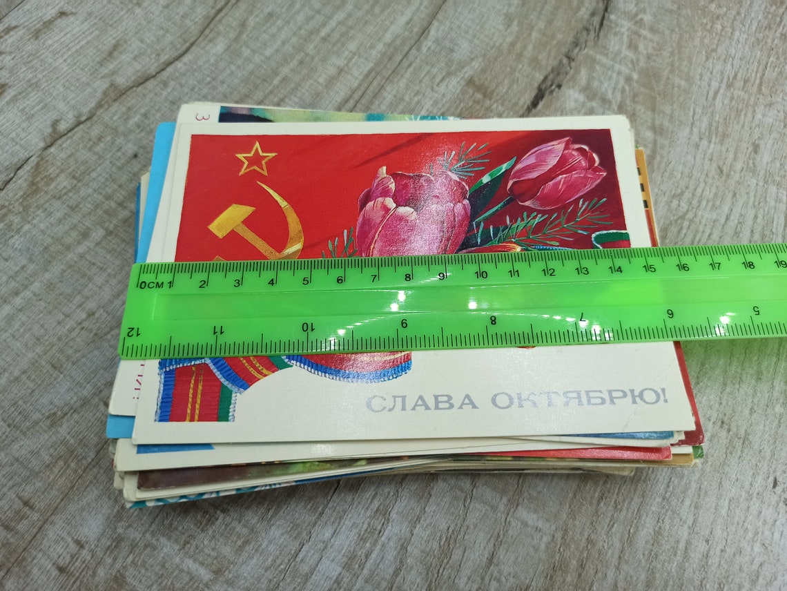 80 Soveit Postcard War Victory USSR Symbol Communism Many Postcards ...