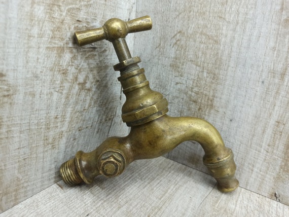 Giant Water Faucet Soviet Brass Water Tap Antique Old Water | Etsy