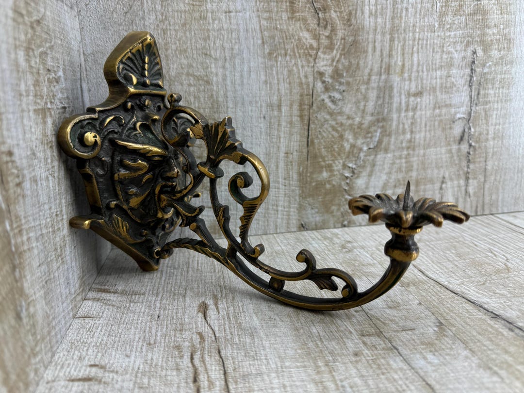 Candlestick Hook Vintage Scary Human Candle Holder Forged Candle Stand ...