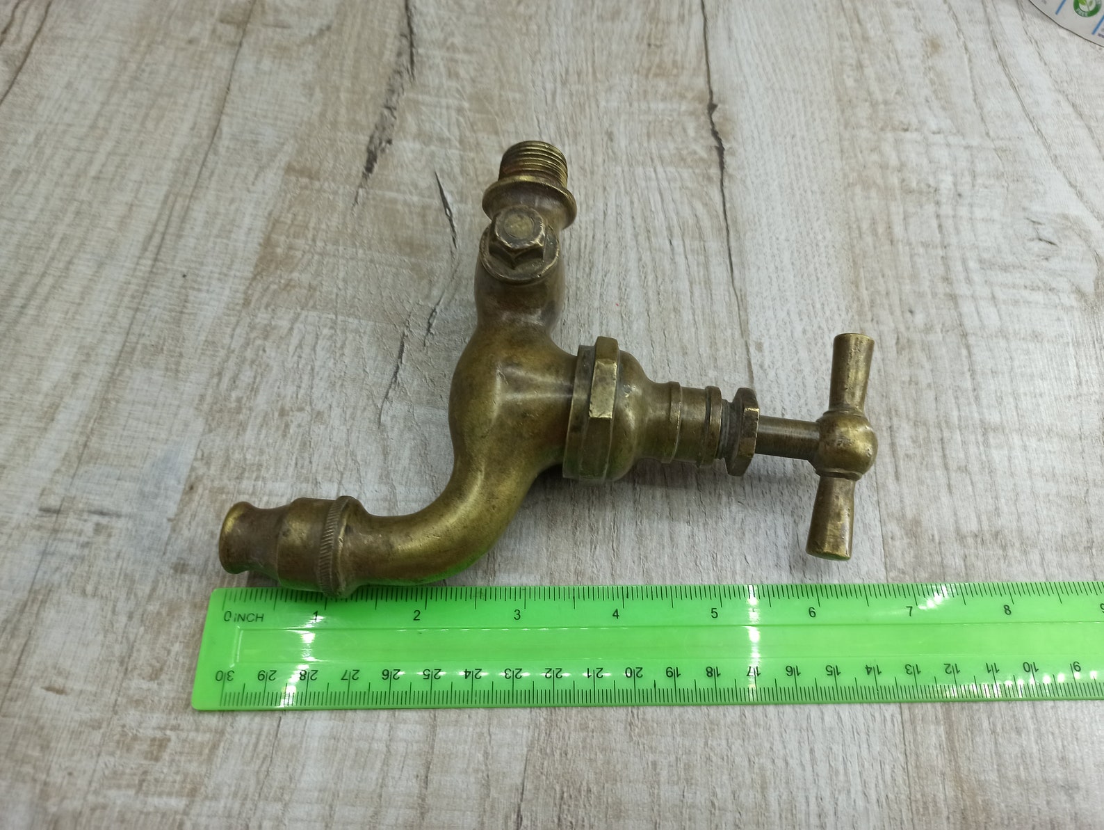 Giant Water Faucet Soviet Brass Water Tap Antique Old Water - Etsy