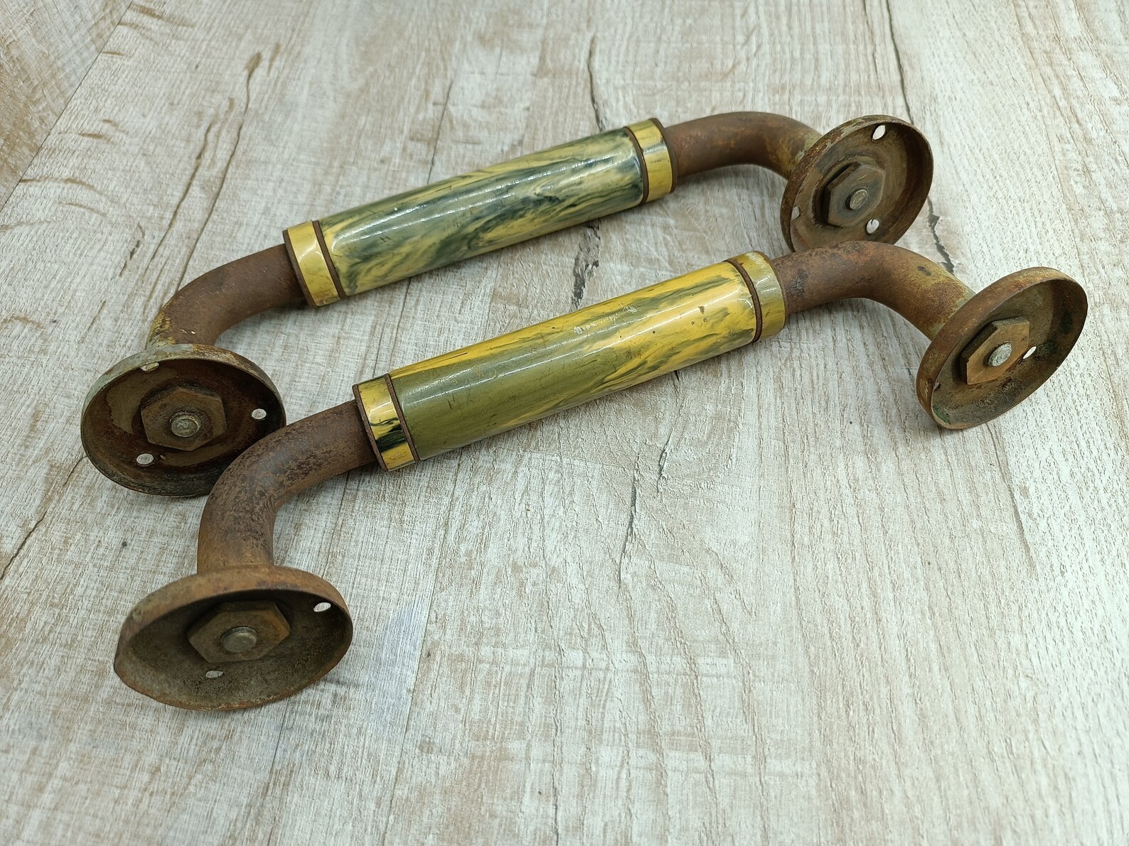 Vintage Door Handles Giant Metal Door Handles With Mummy - Etsy
