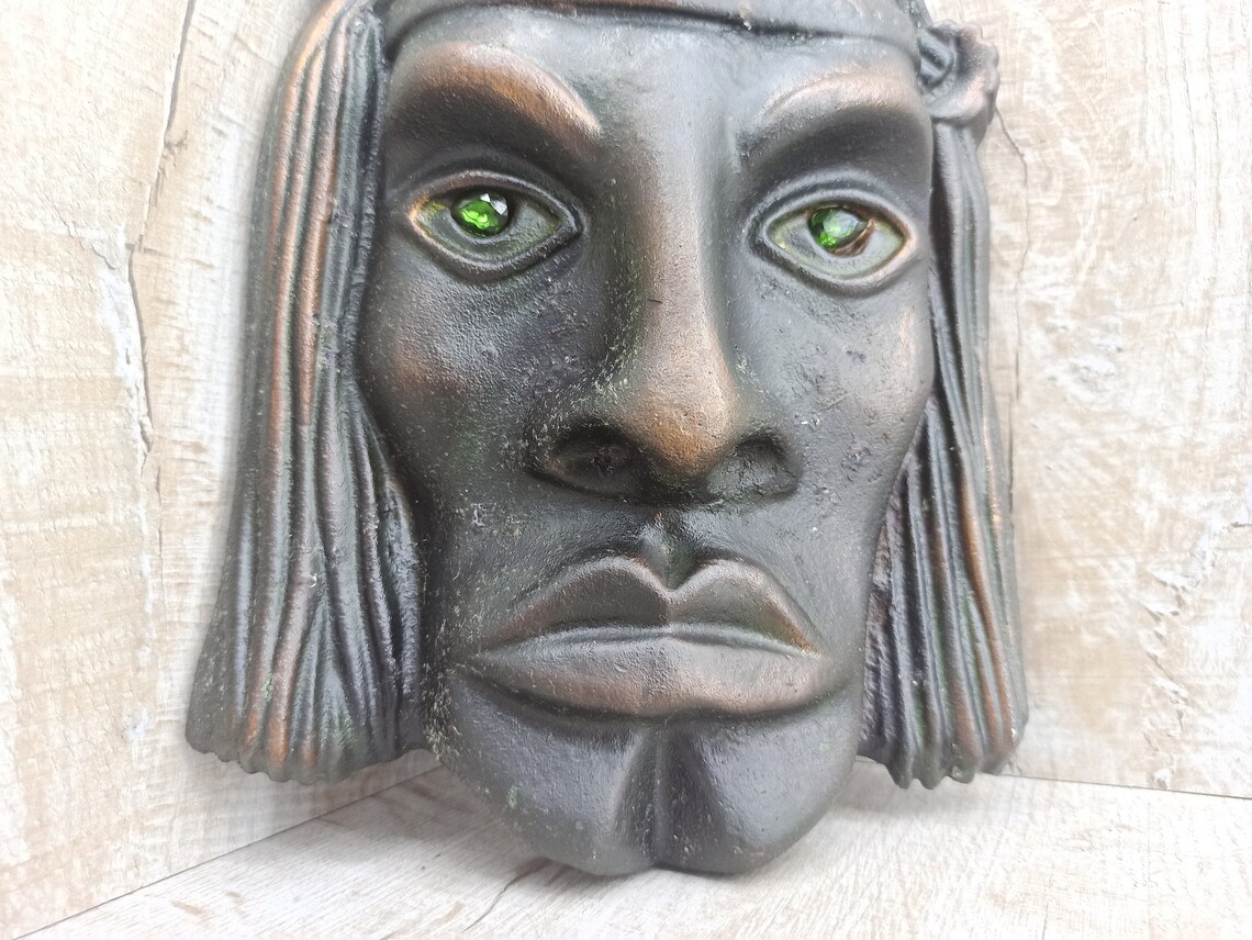 Indian Head Silhouette Indian Head Wooden Indian American - Etsy