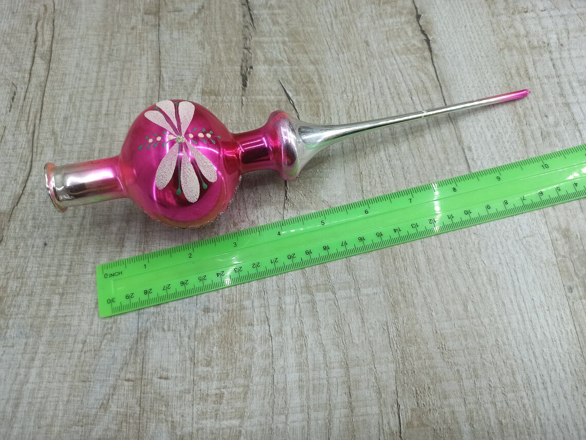 Vintage tree topper Christmas tree top gold tree decoration | Etsy