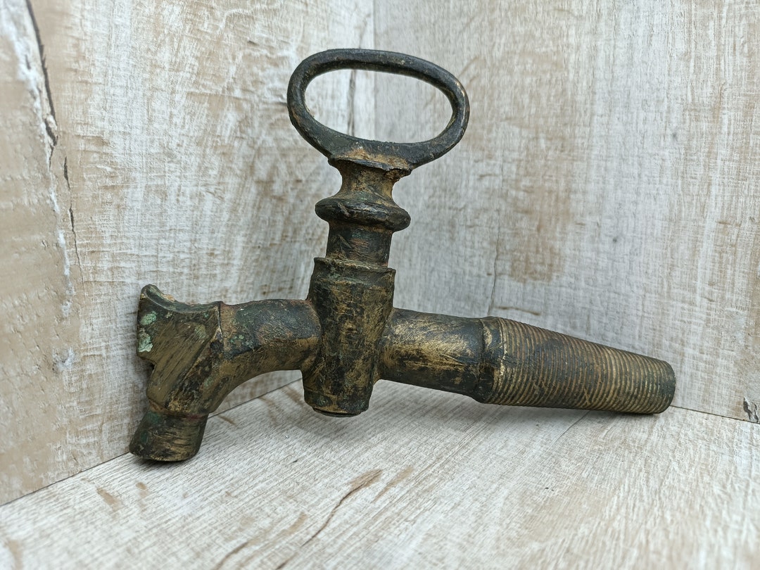 Bronze Giant Wine Barrel Faucet Large Vintage Water Faucet Brass Bronze ...