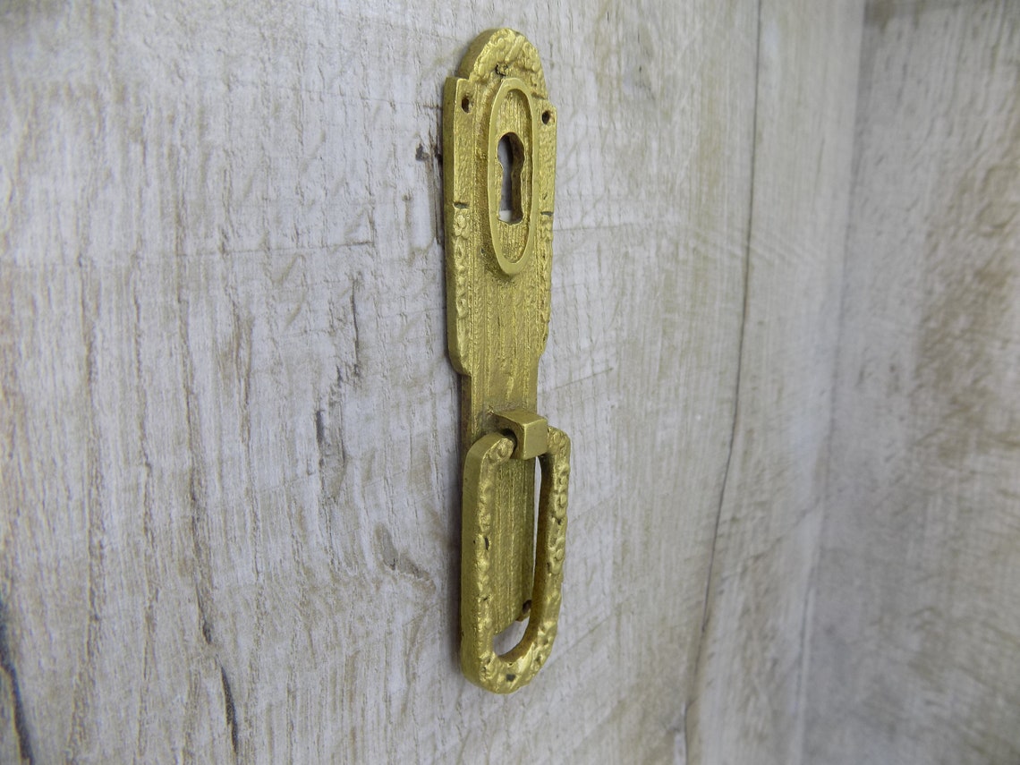 Vintage keyhole Metal Drawer Pulls with Key Hole bronze | Etsy