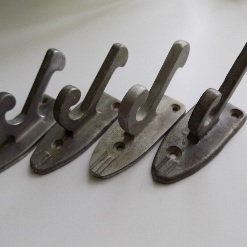 Rustic Metal Hooks - Etsy
