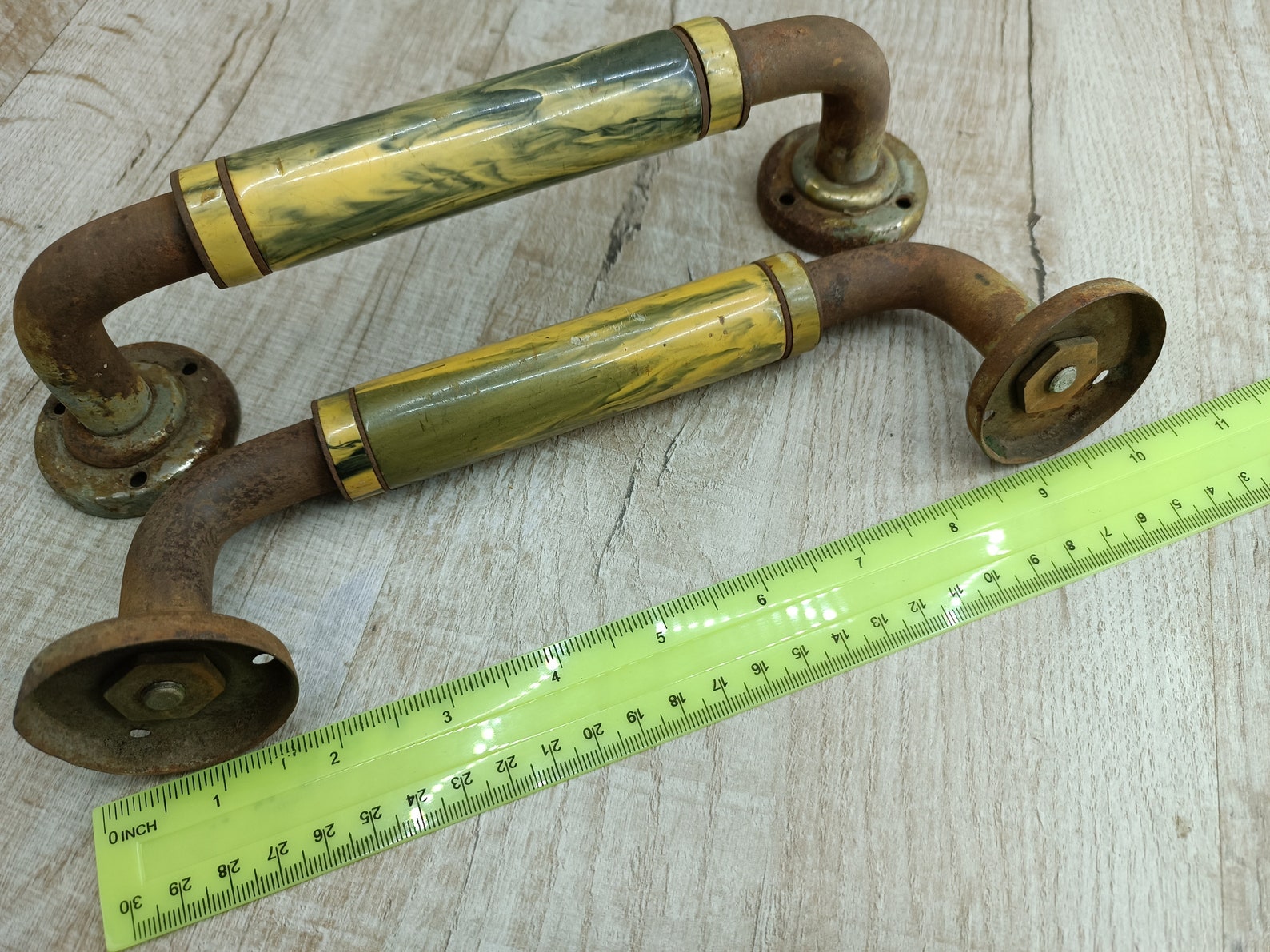Vintage Door Handles Giant Metal Door Handles With Mummy - Etsy