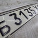 Vintage Soviet Car License Plate, Rusty Enamel Metal Sign (2 Pcs) - Etsy
