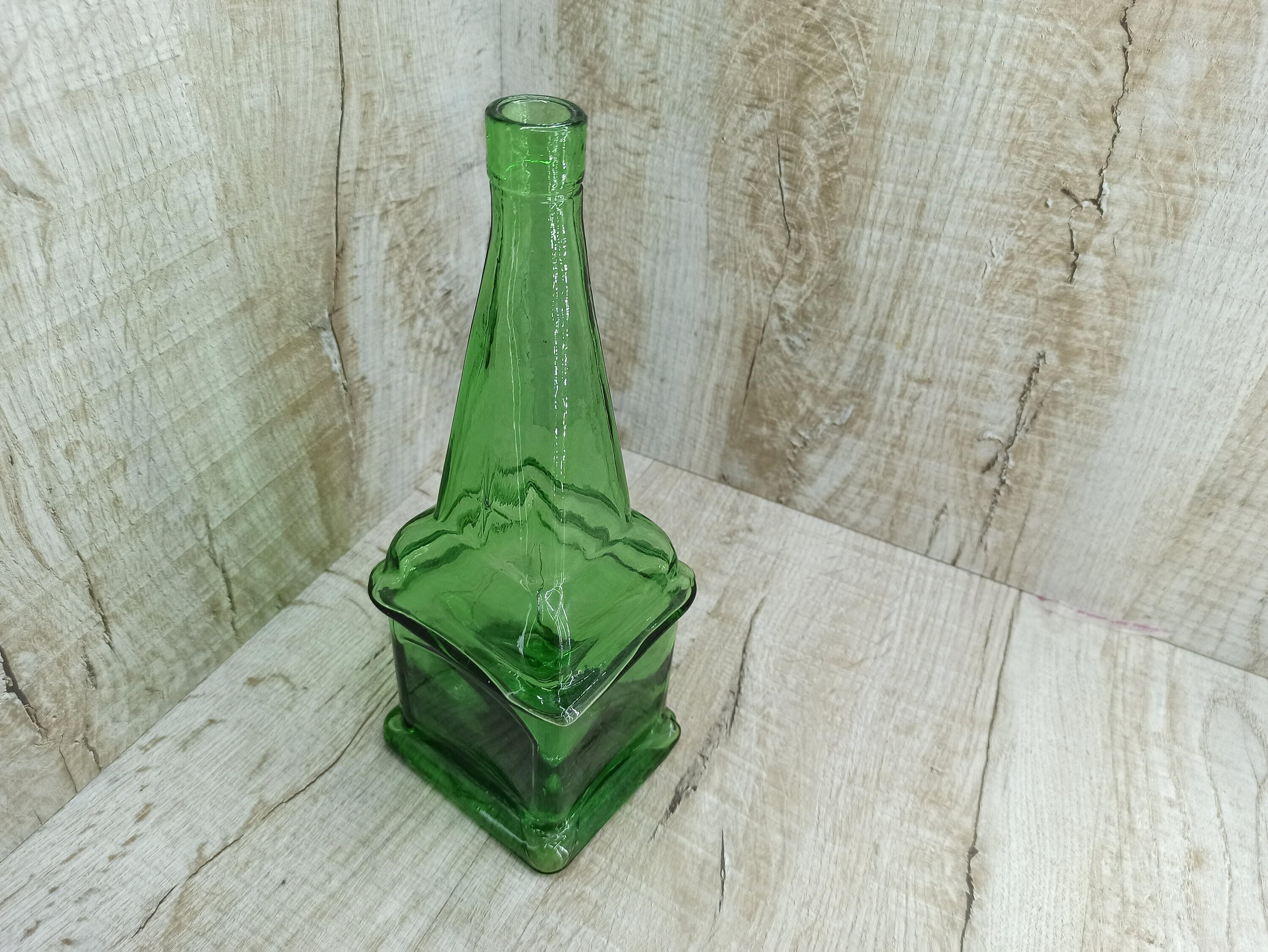 Green Bottle Pyramid Vintage Bottle Soviet Coka Cola Retro Cello Glass ...