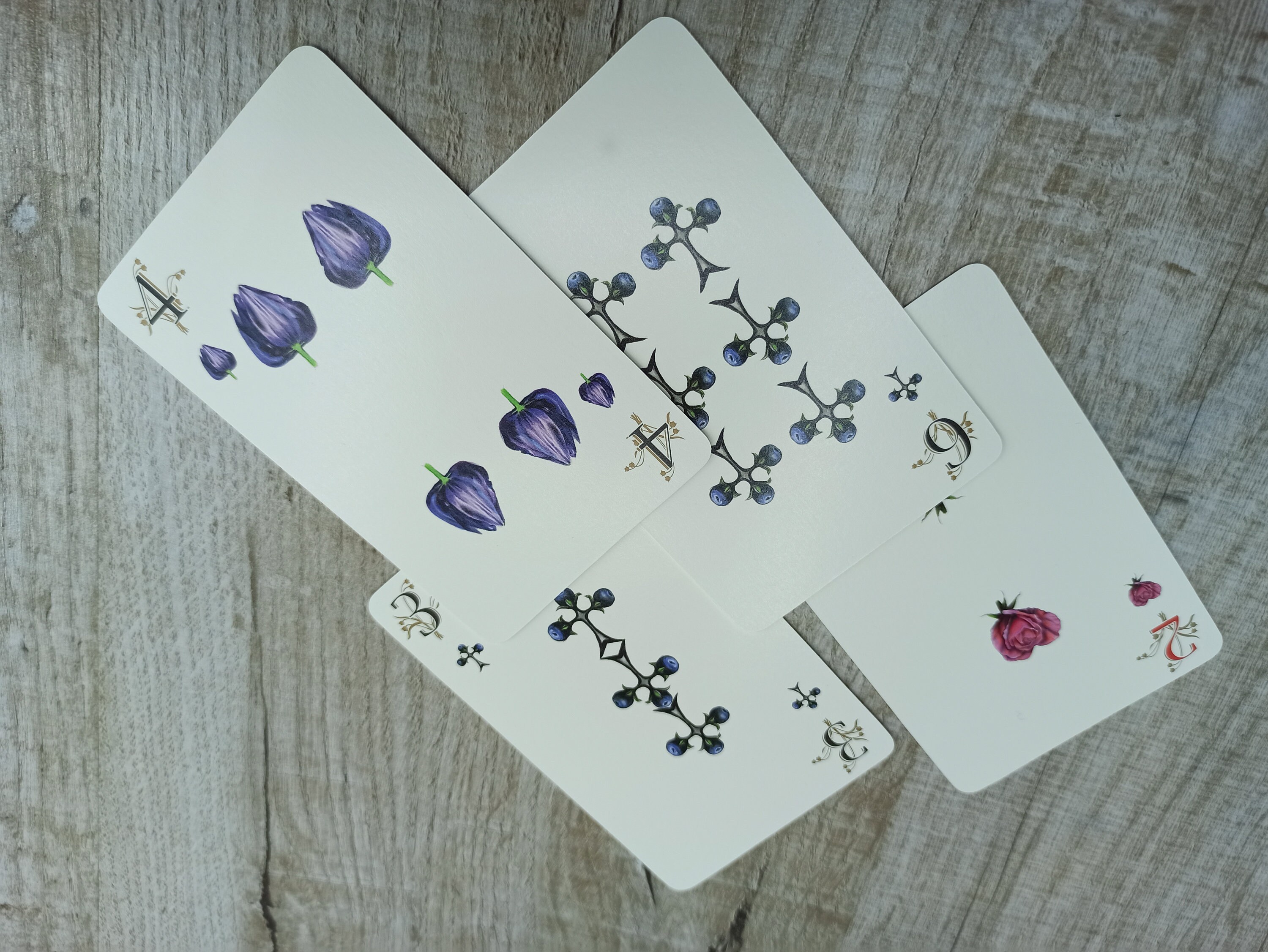 Large European Playing Cards Collage Scrapbooking Paper Arts Author ...