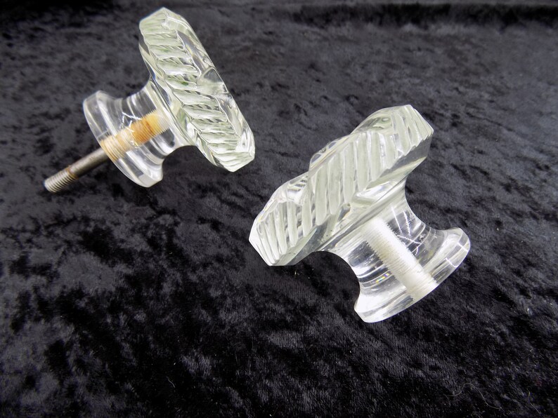 Vintage Door Knob Old Door Knobs Big Clear Handles Door - Etsy