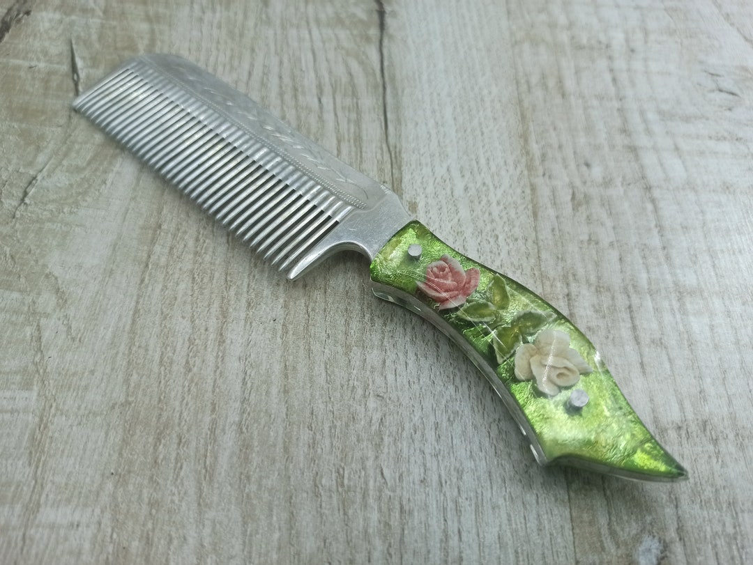 Vintage Comb Aluminium Comb Pocket Comb Metal Comb Soviet Era Made in ...