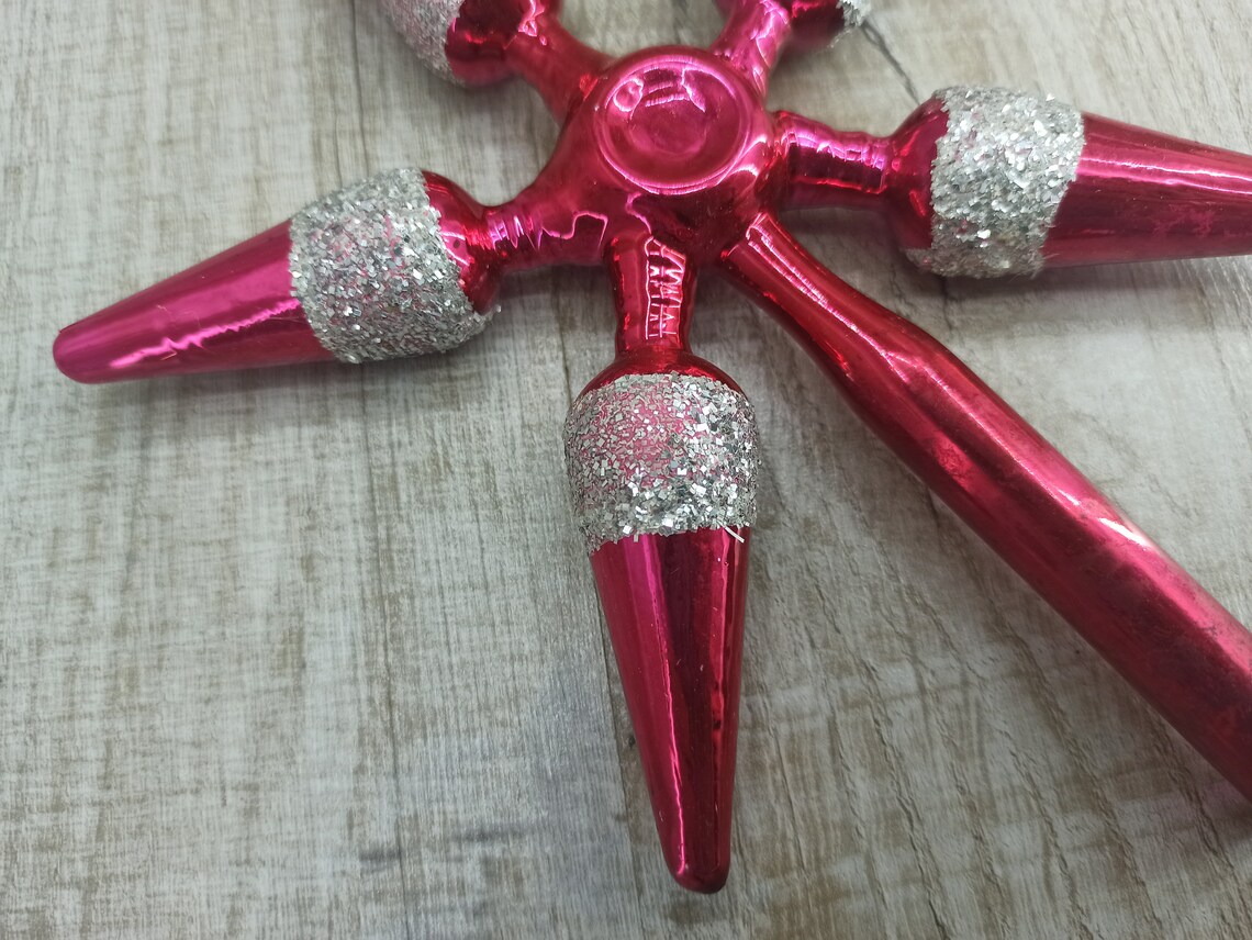 Vintage Tree Topper Moon Glass Tree Decoration Xmas Glass Tree - Etsy